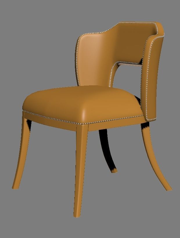 BOYD BLUE WOLFE DINING CHAIR 3D model | CGTrader