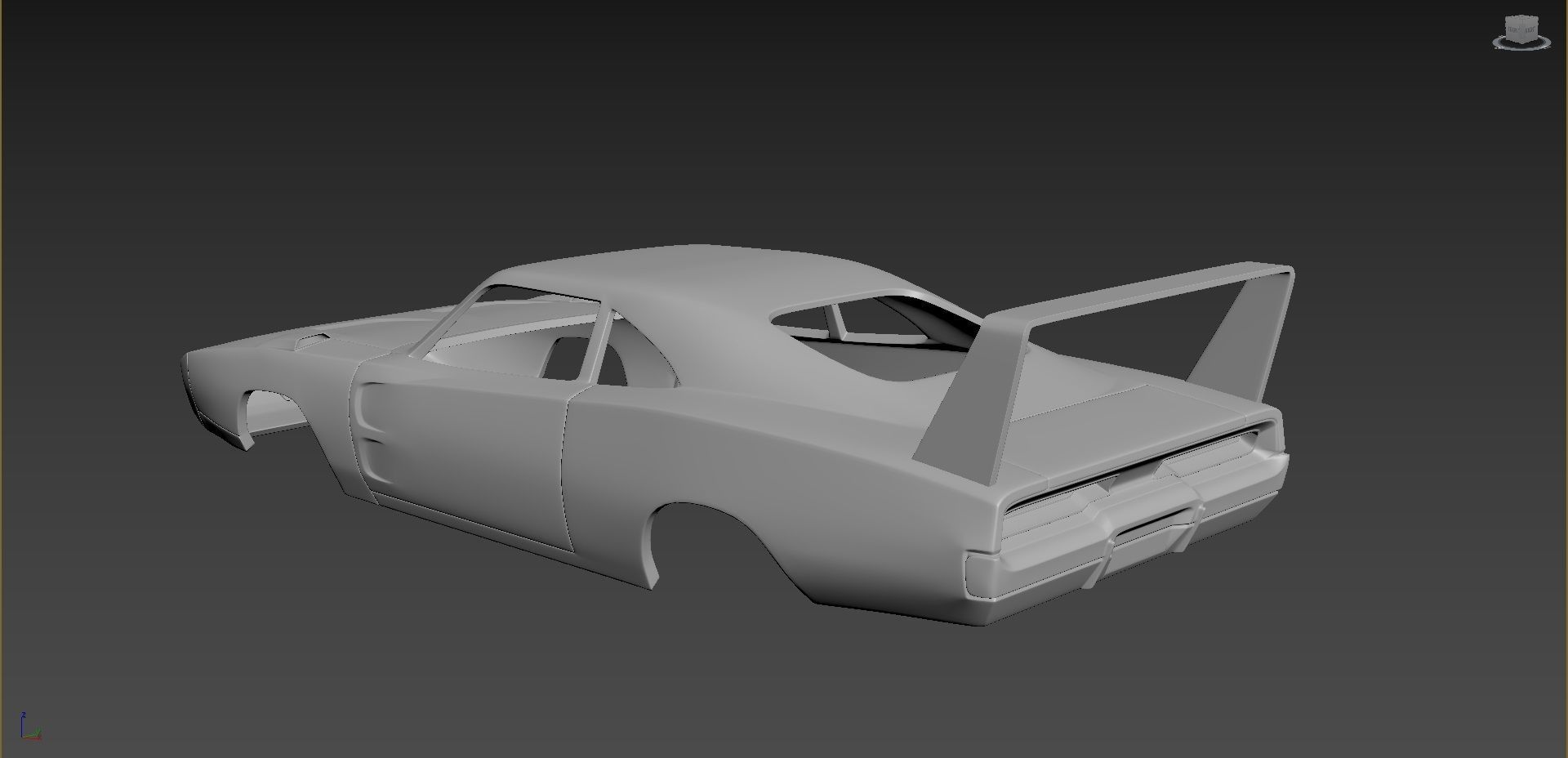 Dodge Charger Daytona 1969 Body for print 3D model 3D printable | CGTrader