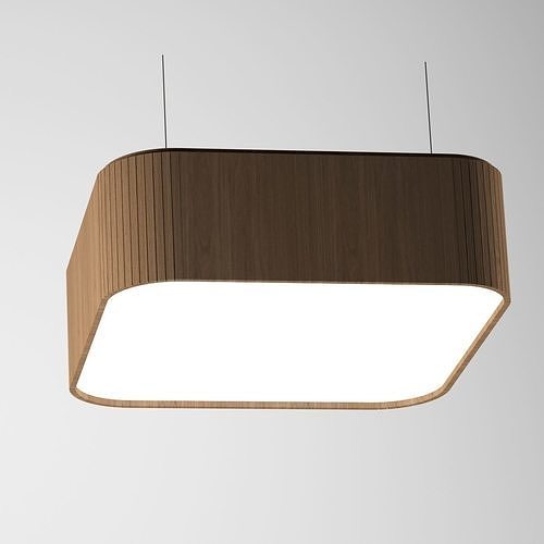 Ceiling Square Light Model 3D model | CGTrader