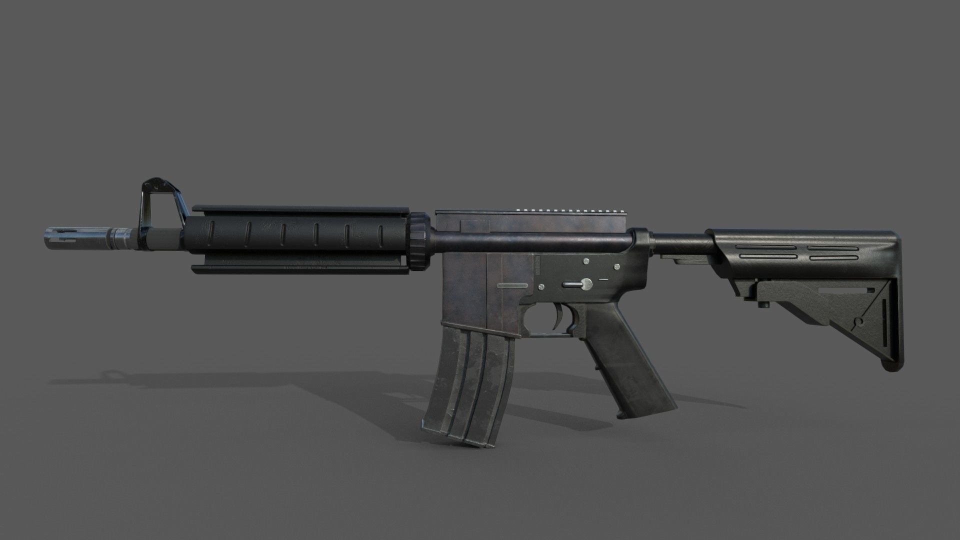 3D model Battle Rifle M4A4 3D model VR / AR / low-poly | CGTrader