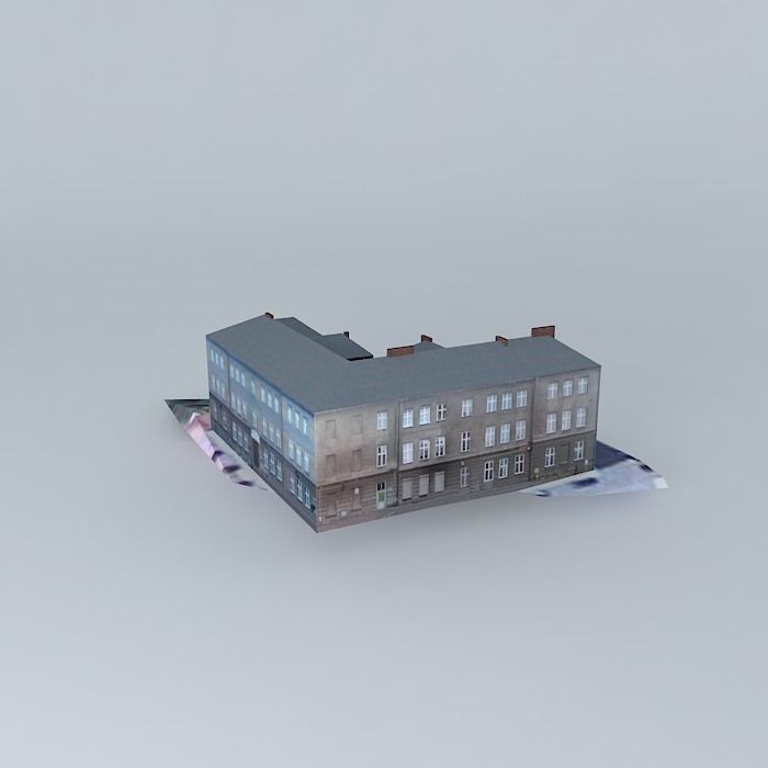 Primary School in Pilsen free 3D model | CGTrader
