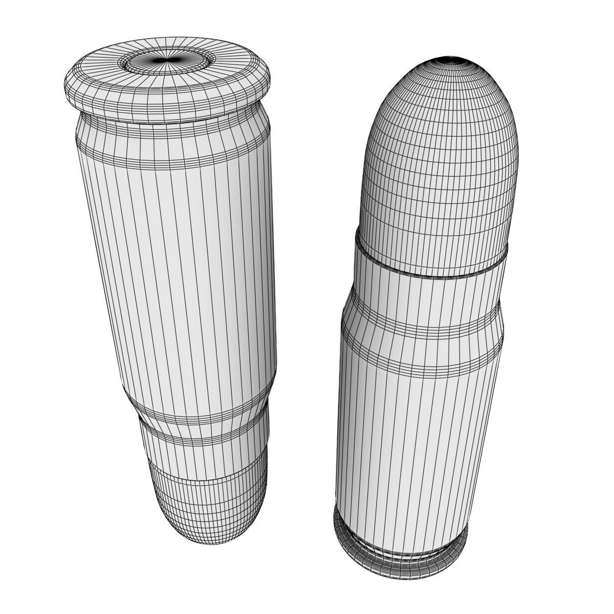 7 62x25 Tokarev Cartridge 3D model | CGTrader