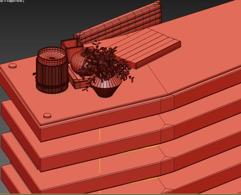 Modern Counter 3D model | CGTrader