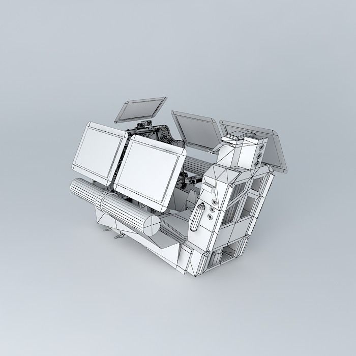 britainia Knightmare Cockpit free 3D model | CGTrader