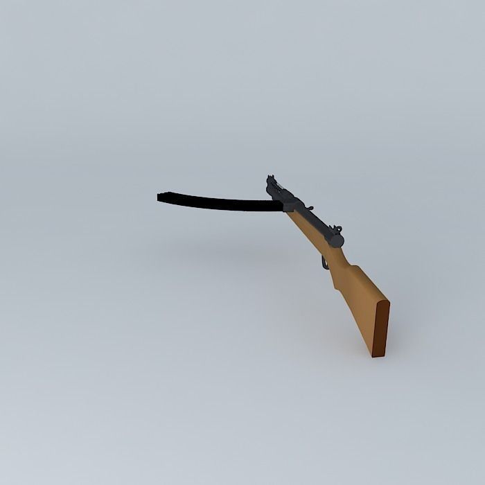 TYPE 100 SMG Type 100 submachine gun japa... free 3D Model .max .obj ...