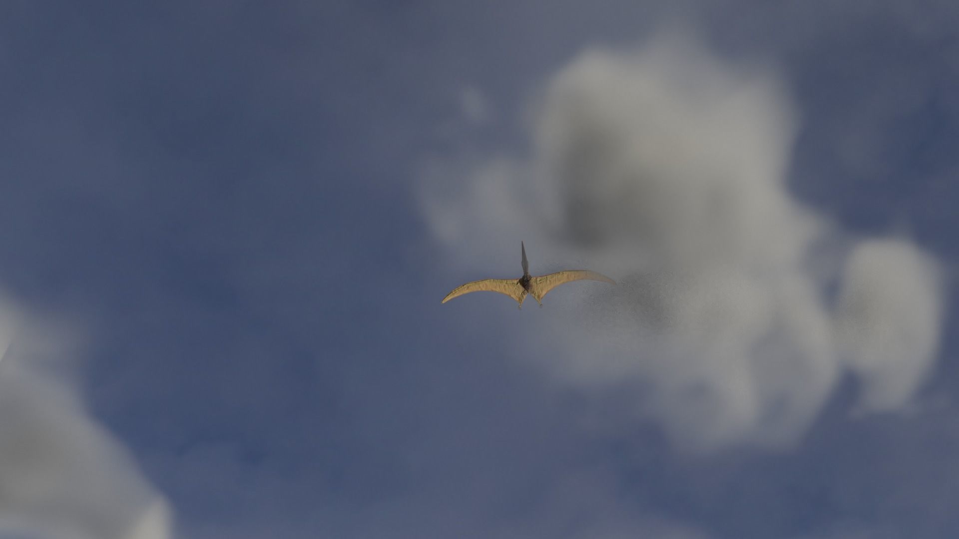 3D model Pterodactyl dinosaur flying in air VR / AR / low-poly | CGTrader