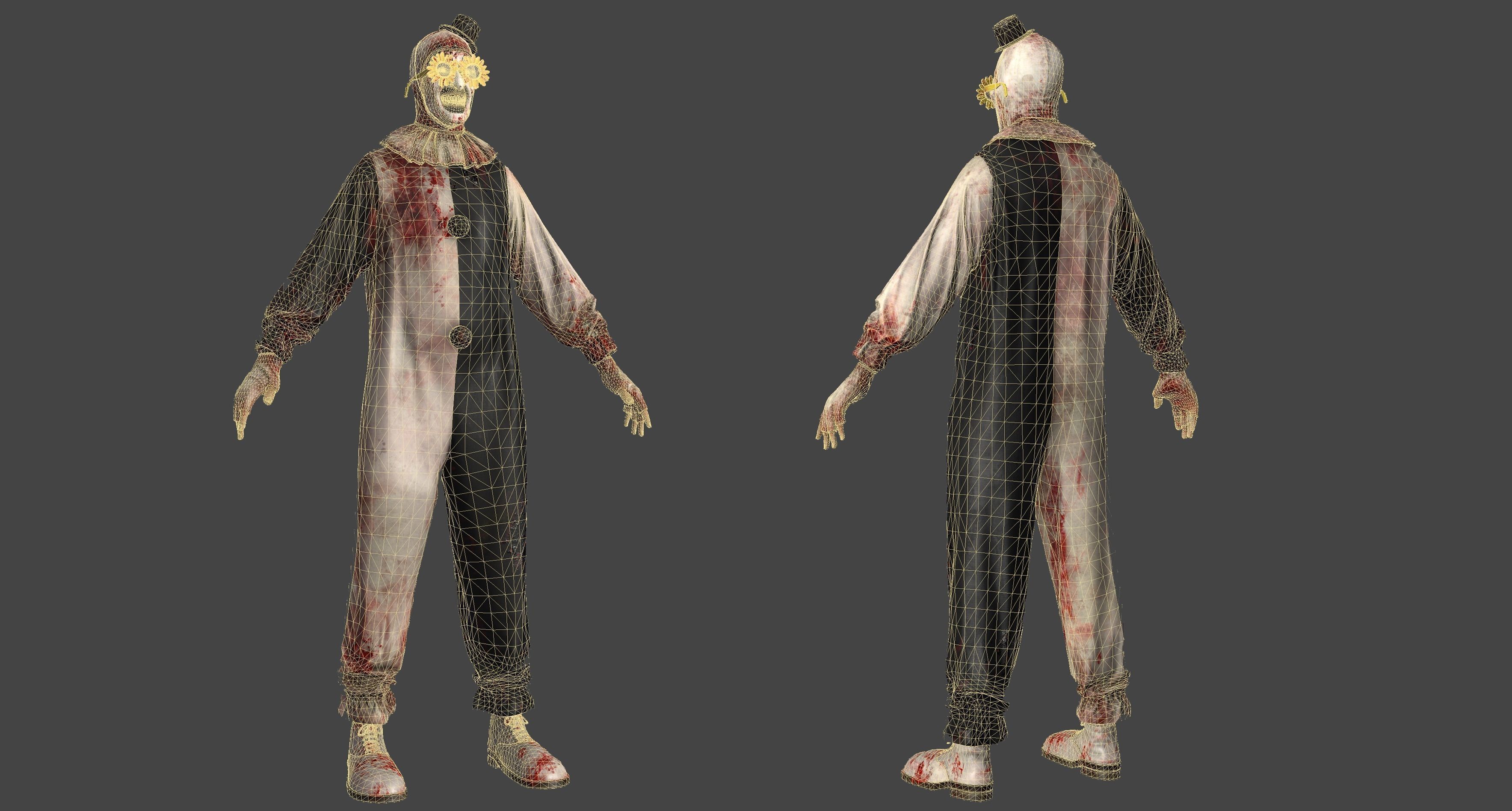 3D model Art the Clown VR / AR / low-poly | CGTrader