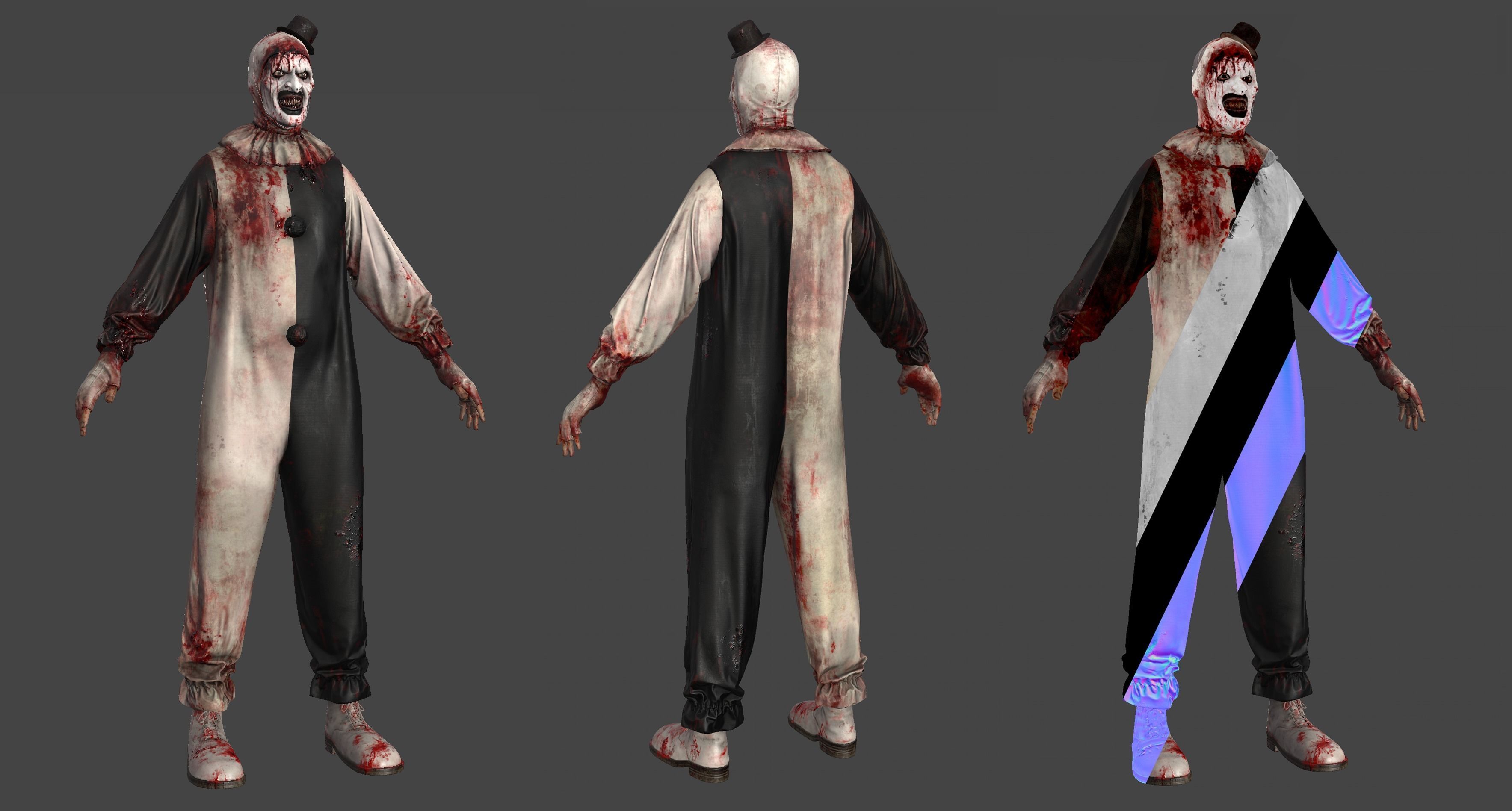 3D model Art the Clown VR / AR / low-poly | CGTrader