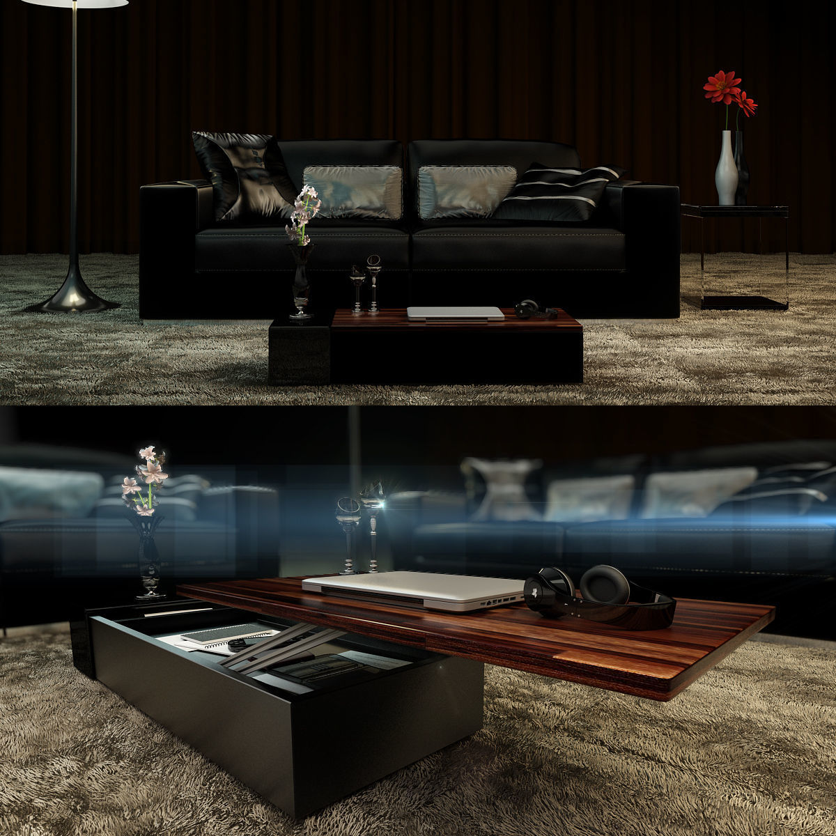IW Coffee Table 3D model | CGTrader