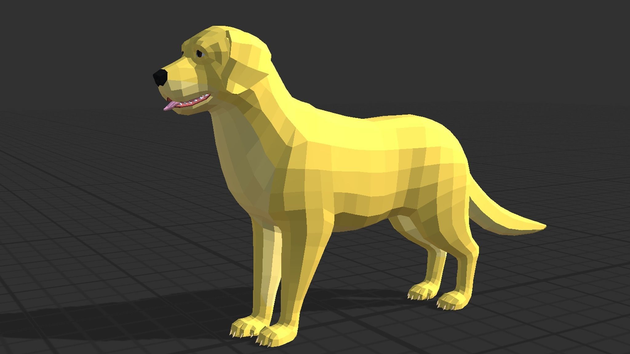 3D model LowPoly Dogs pack VR / AR / low-poly rigged animated | CGTrader