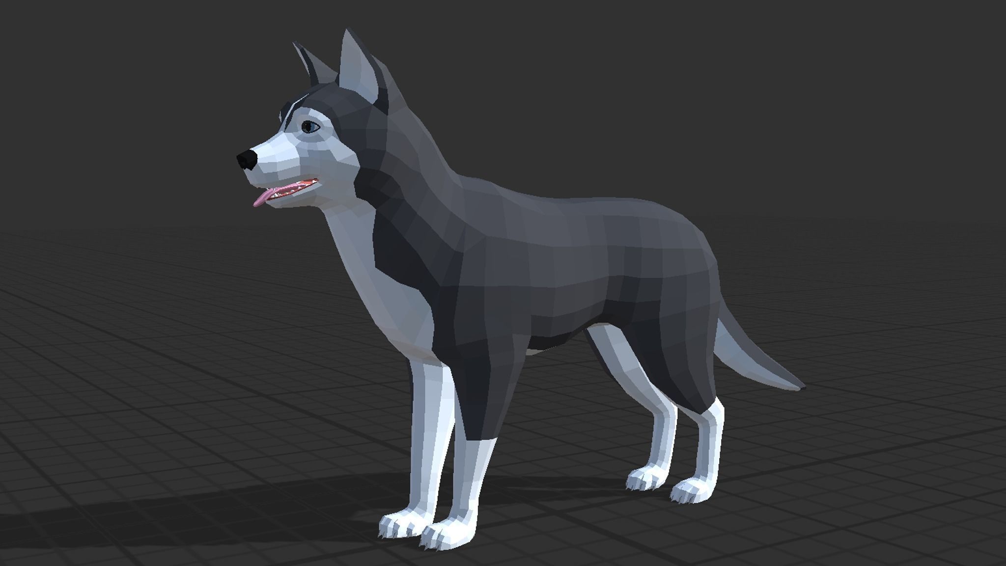 3D model LowPoly Dogs pack VR / AR / low-poly rigged animated | CGTrader