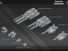 3D model Spaceship Lancer Battlecruiser VR / AR / low-poly | CGTrader
