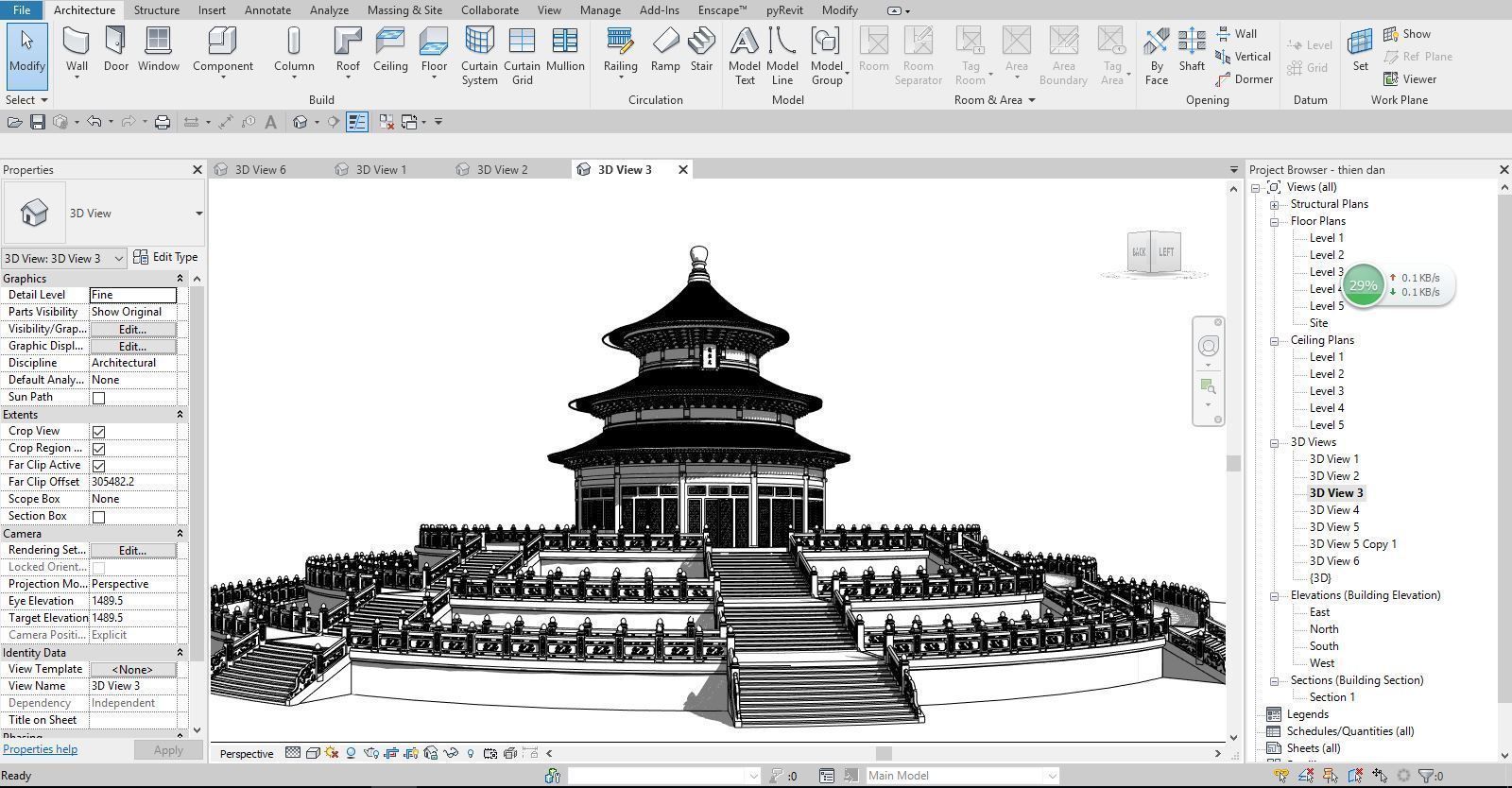 Revit file - Temple of Heaven 3D model | CGTrader