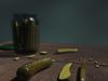 3D model Low poly scene with pickles of cucumber VR / AR / low-poly ...