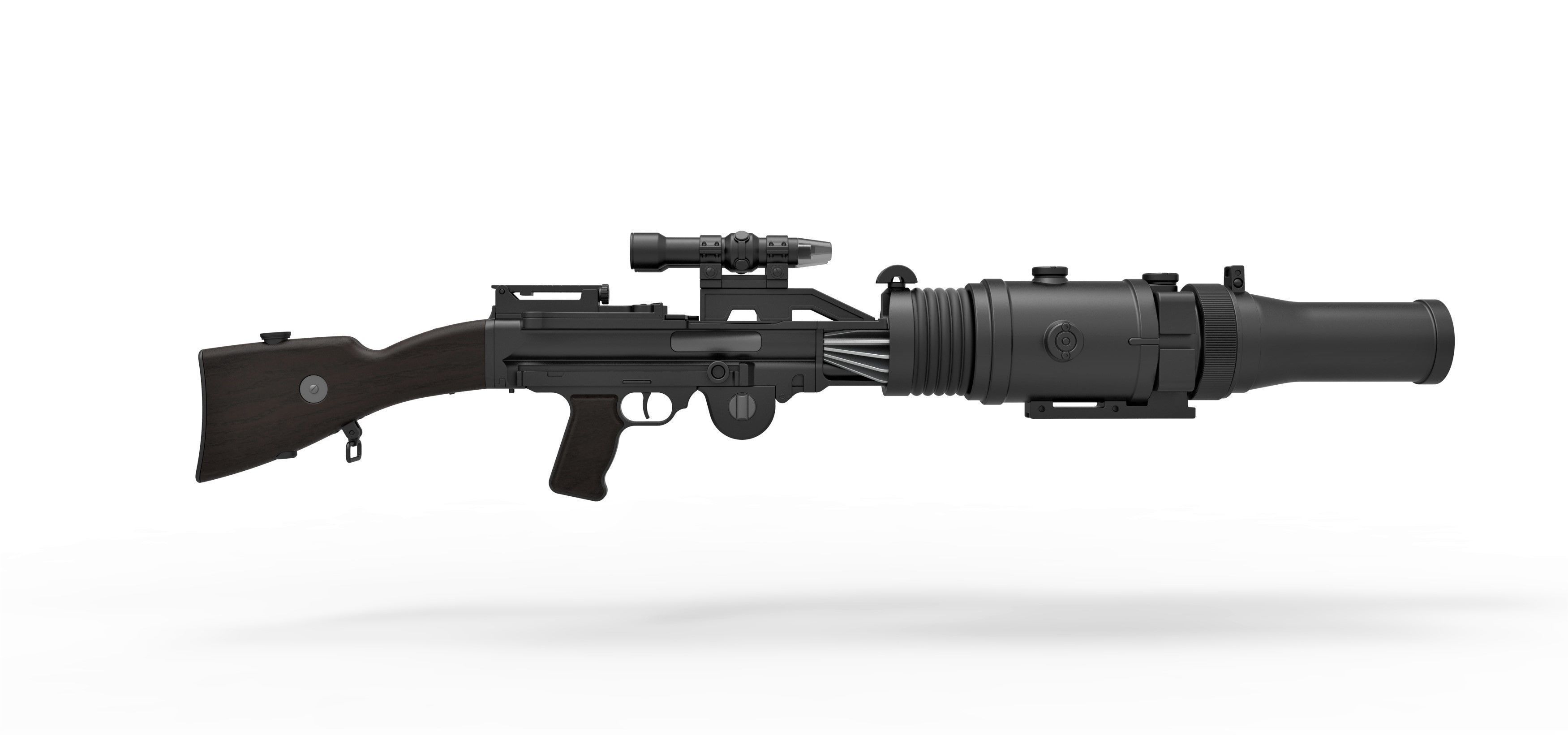 Stormtrooper Heavy Blaster T-21B from Star Wars 3D model | CGTrader