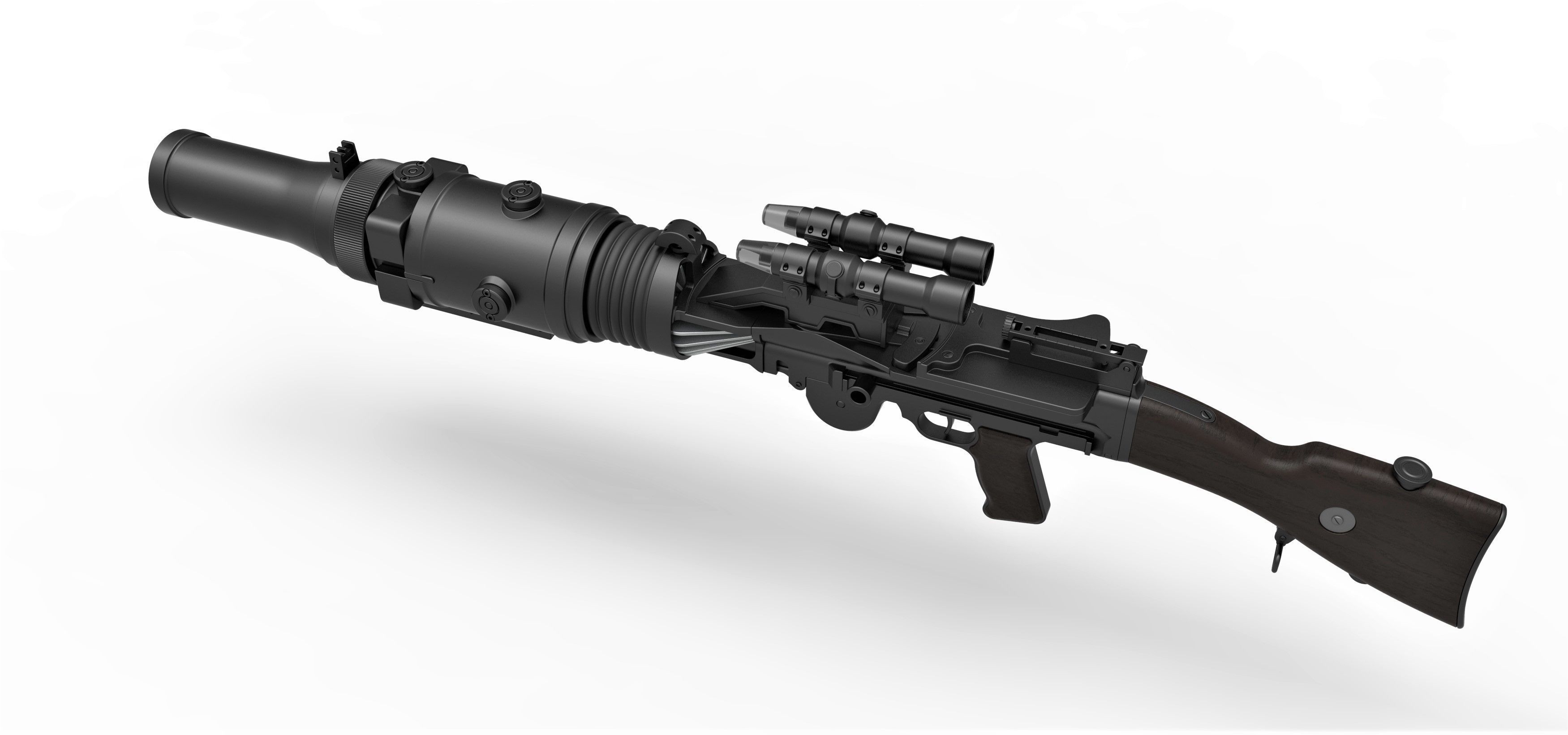 Stormtrooper Heavy Blaster T-21B from Star Wars 3D model | CGTrader