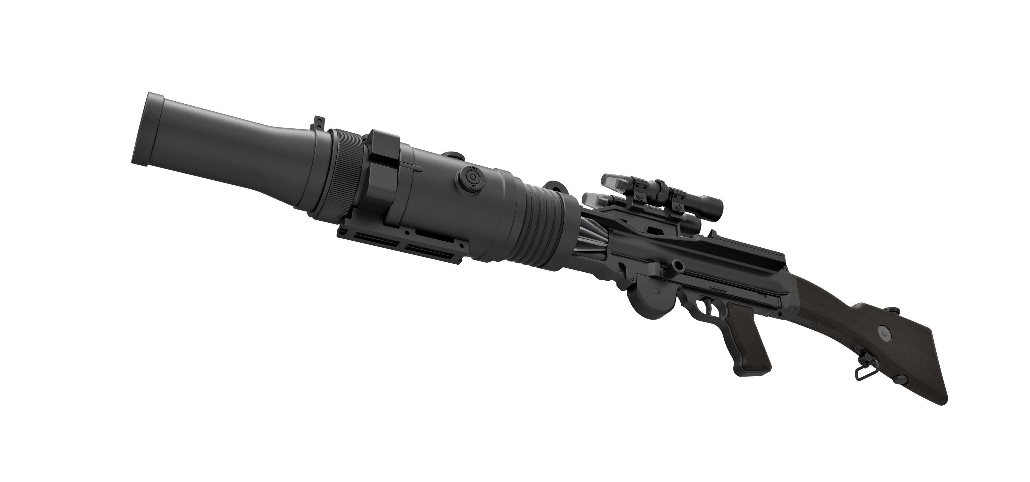 Stormtrooper Heavy Blaster T-21B from Star Wars 3D model | CGTrader