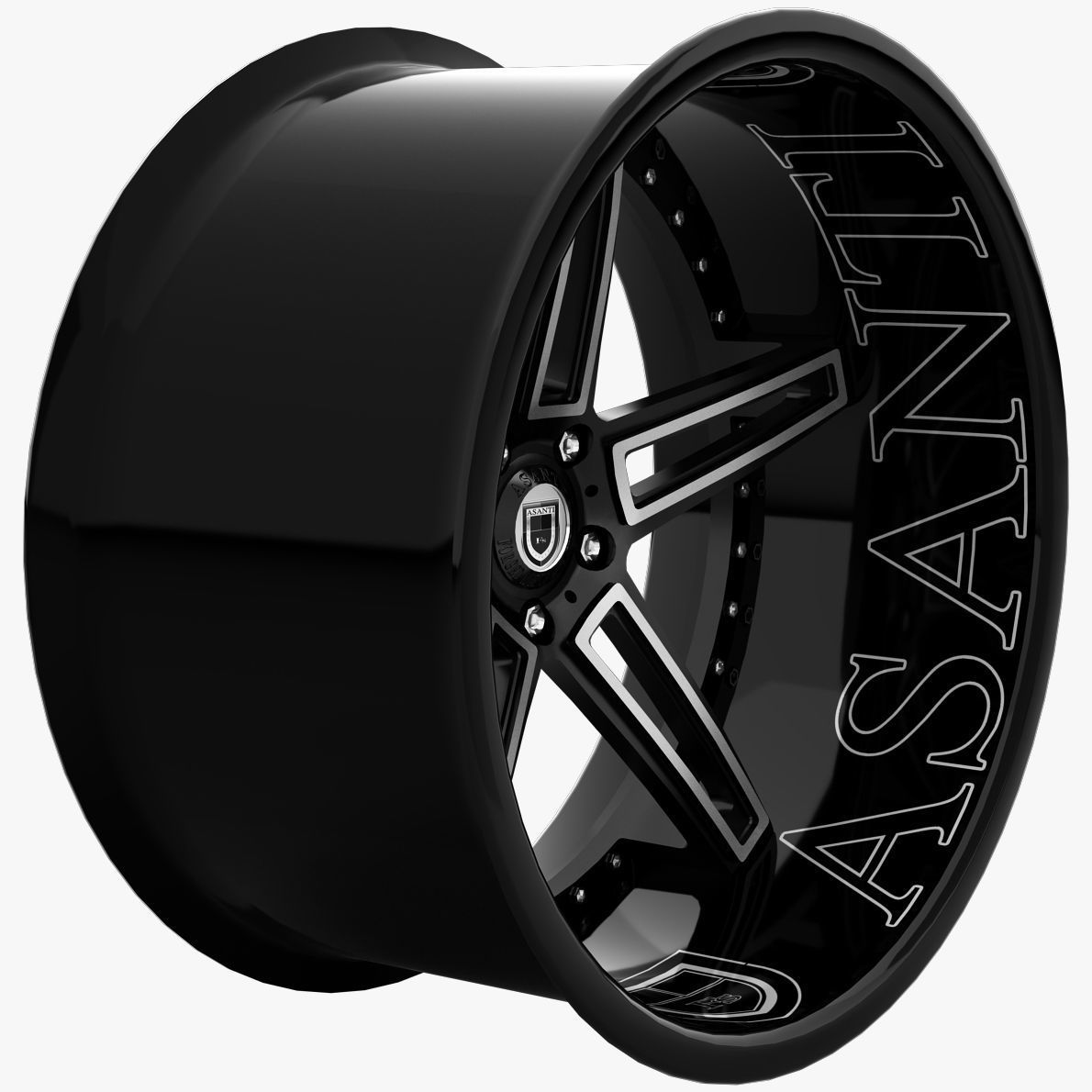 3D model Rims - Hamann Asanti Vossen Vorsteiner WALD HRE Rays Rotiform ...
