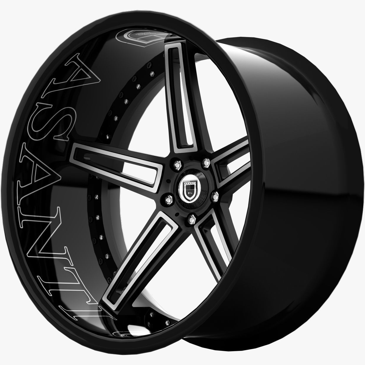 3D model Rims - Hamann Asanti Vossen Vorsteiner WALD HRE Rays Rotiform ...