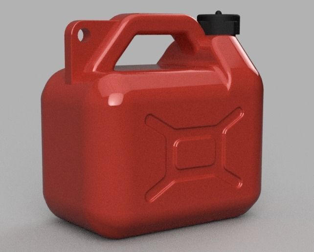 Gas tank 5L 10th scale 3D model 3D printable | CGTrader