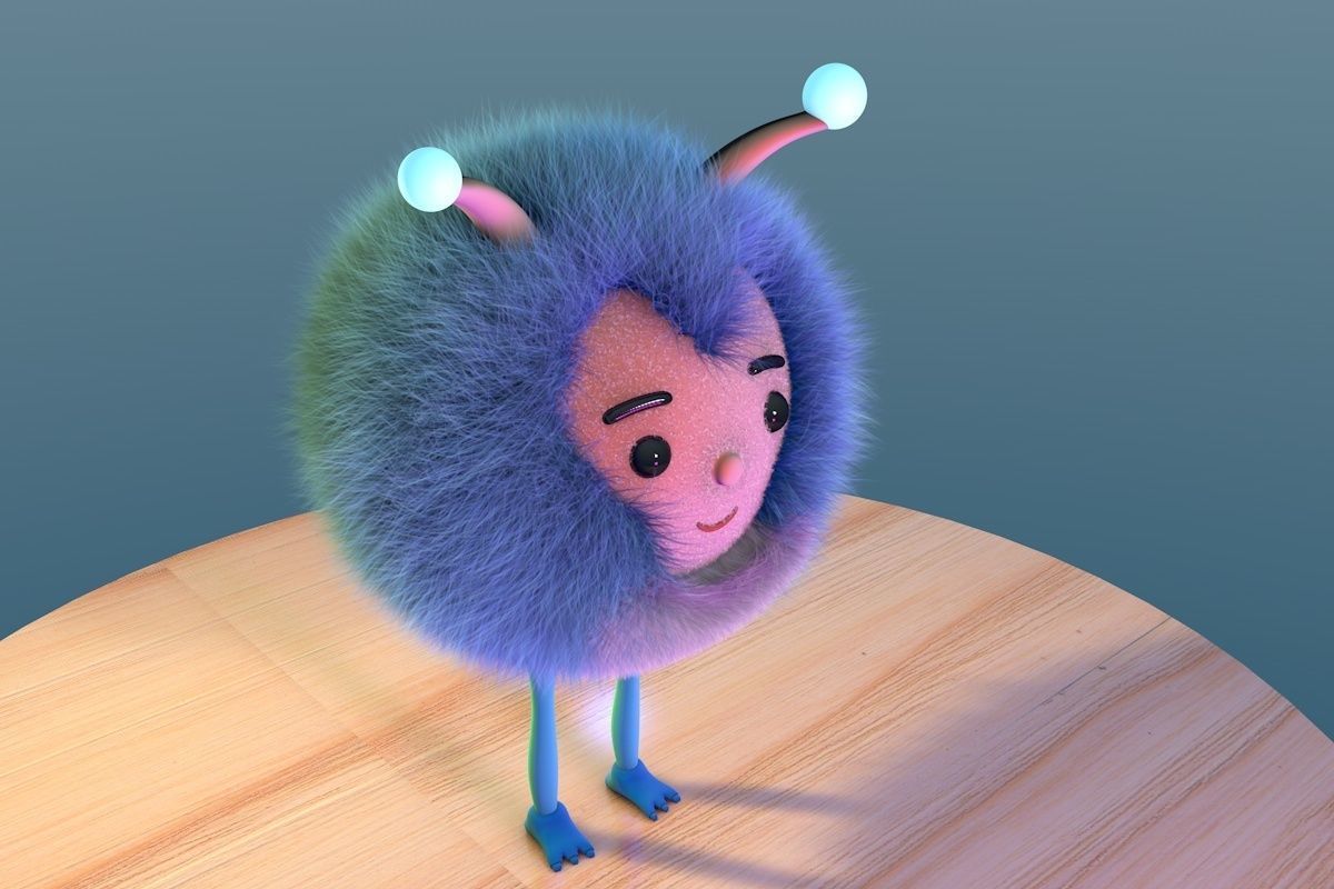 Hairy Character 3D model 3D printable | CGTrader