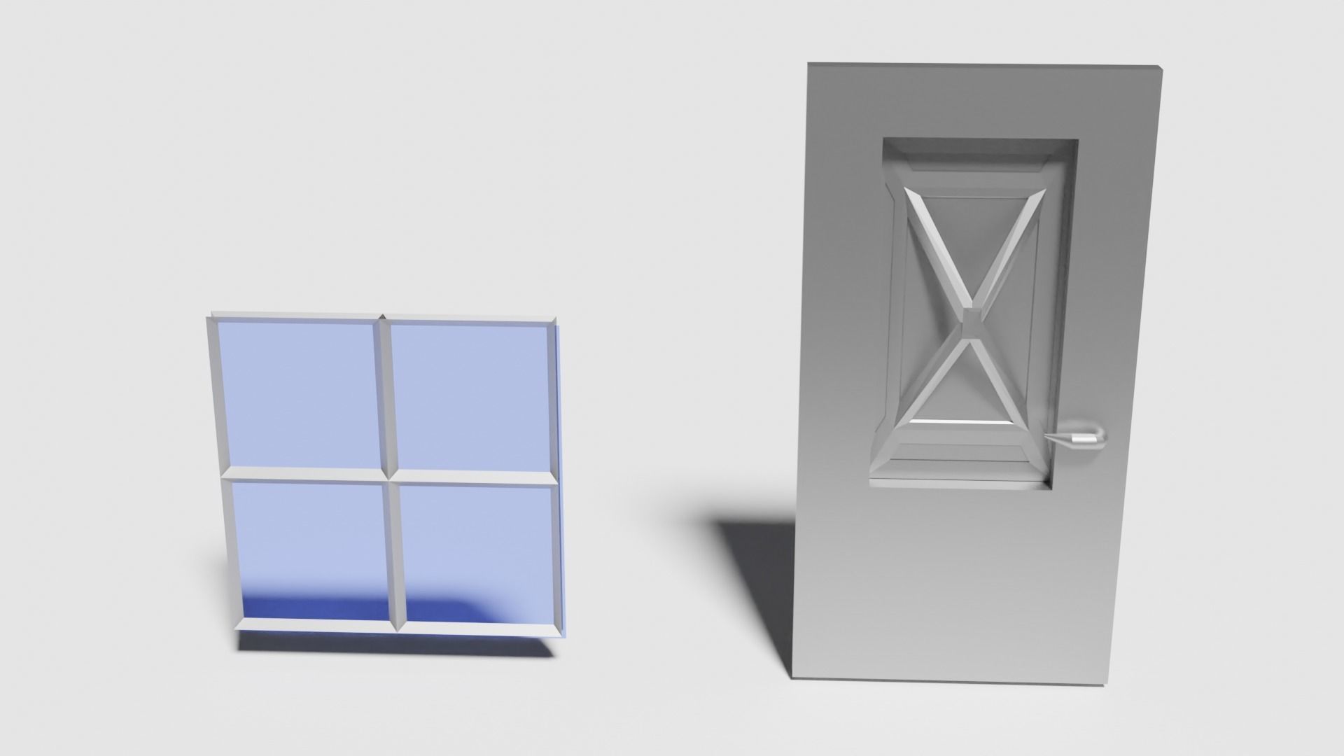 Door and Window 3D model | CGTrader