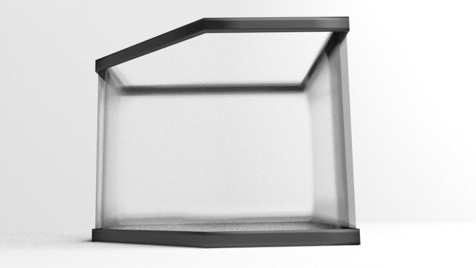 Aquarium - Diamond-Shape 3D model | CGTrader