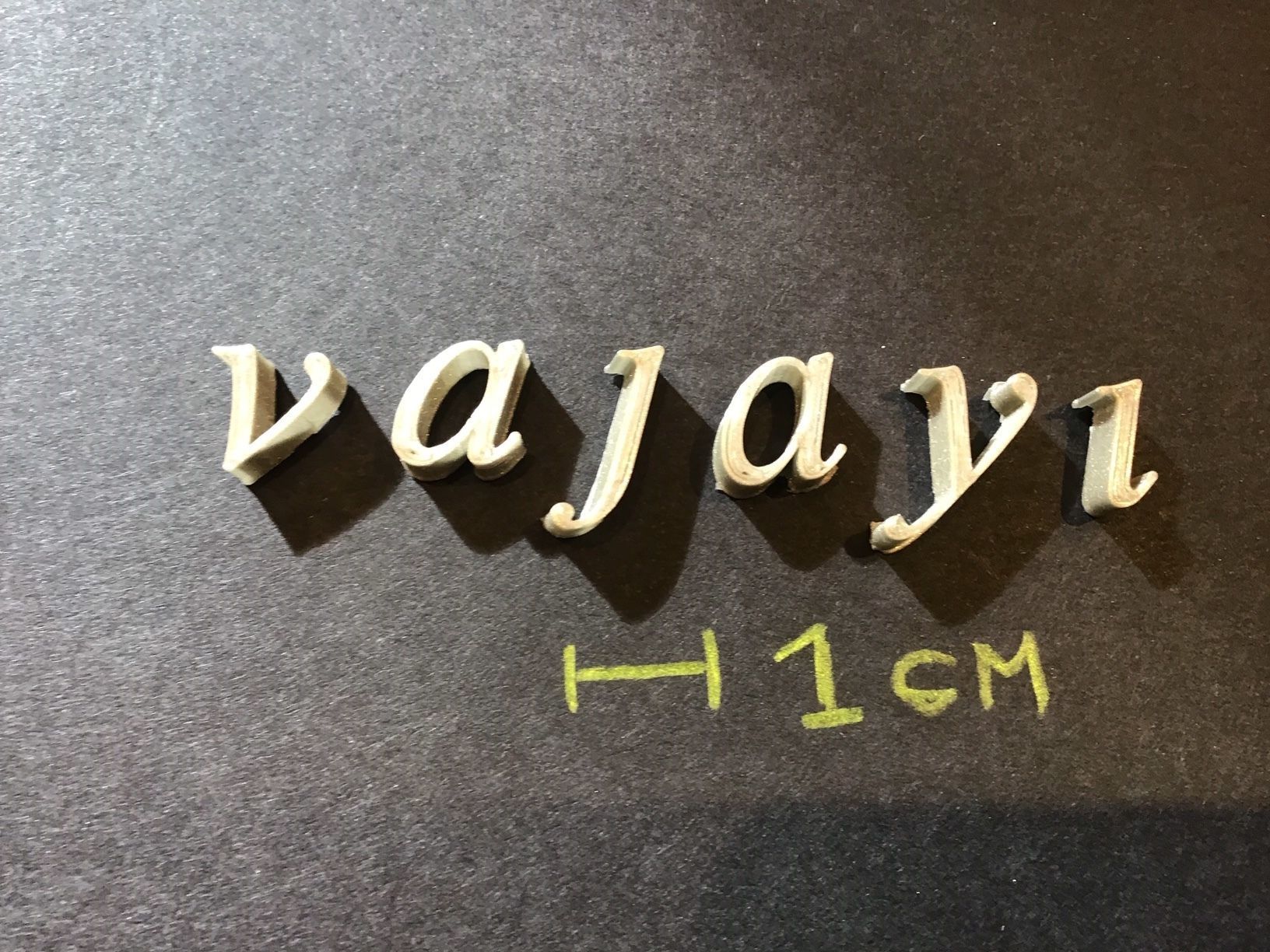 VIJAYA Font uppercase and lowercase 3D Letters STL FILE 3D model 3D ...