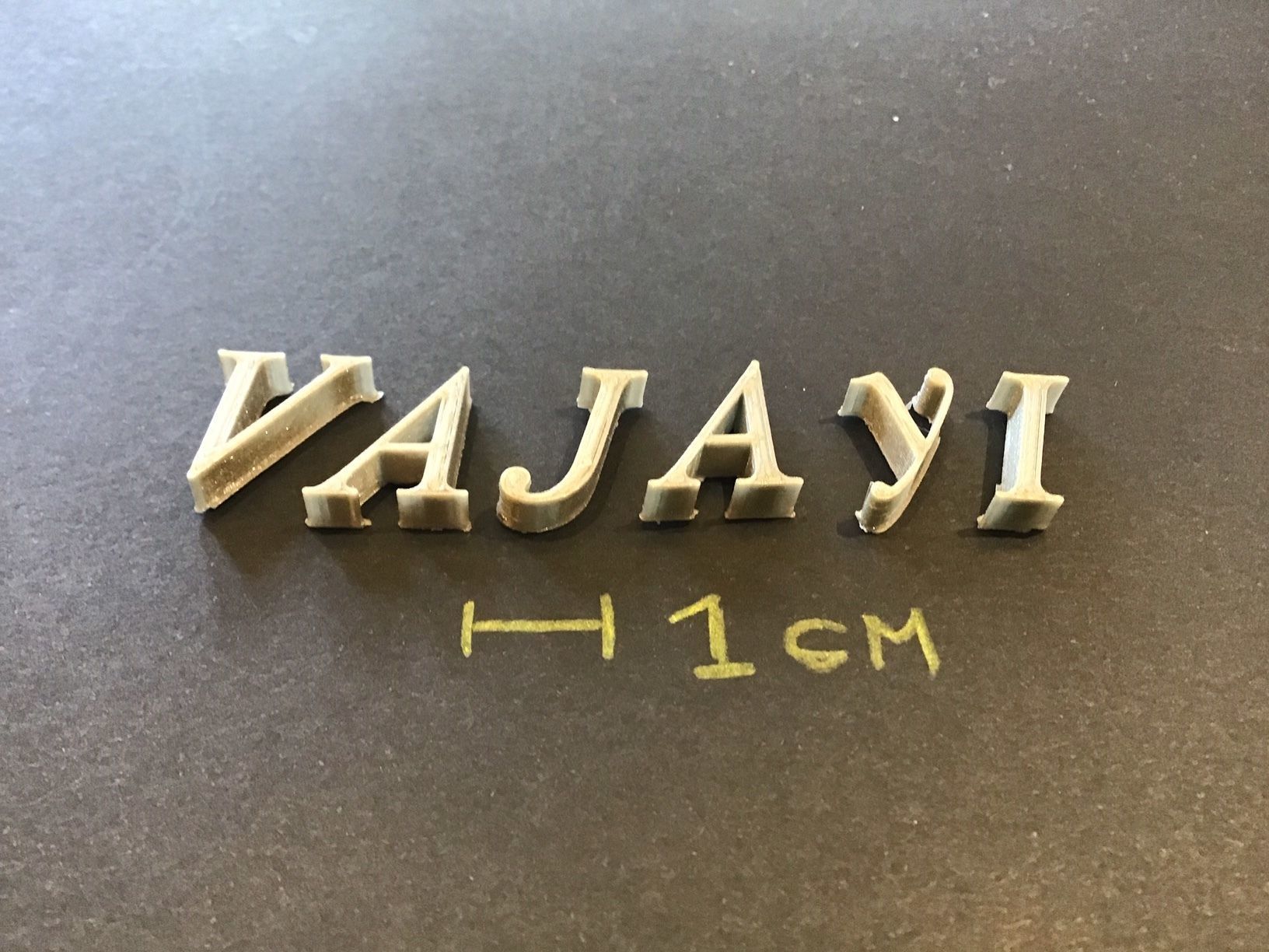 VIJAYA Font uppercase and lowercase 3D Letters STL FILE 3D model 3D ...