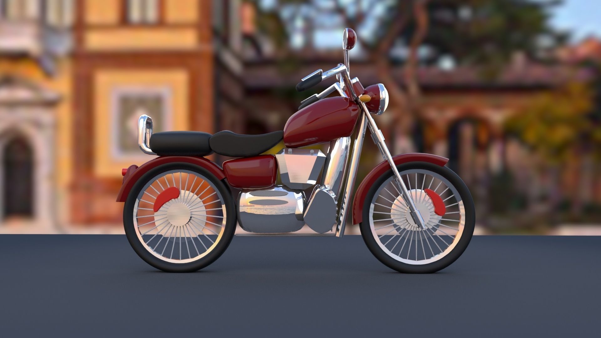 Simple bike model free 3D model | CGTrader