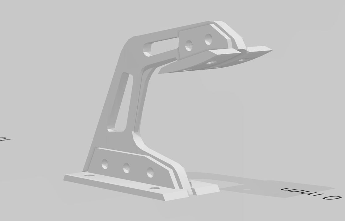 Swan neck wing for RC 3D model 3D printable | CGTrader