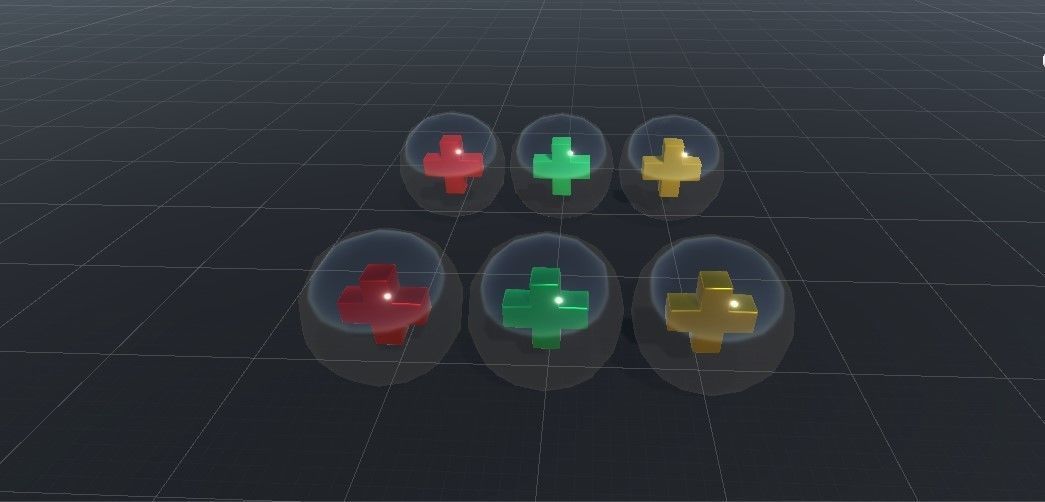 3D model Low-Poly Health Sphere Health Item Aid kit Collection VR / AR ...