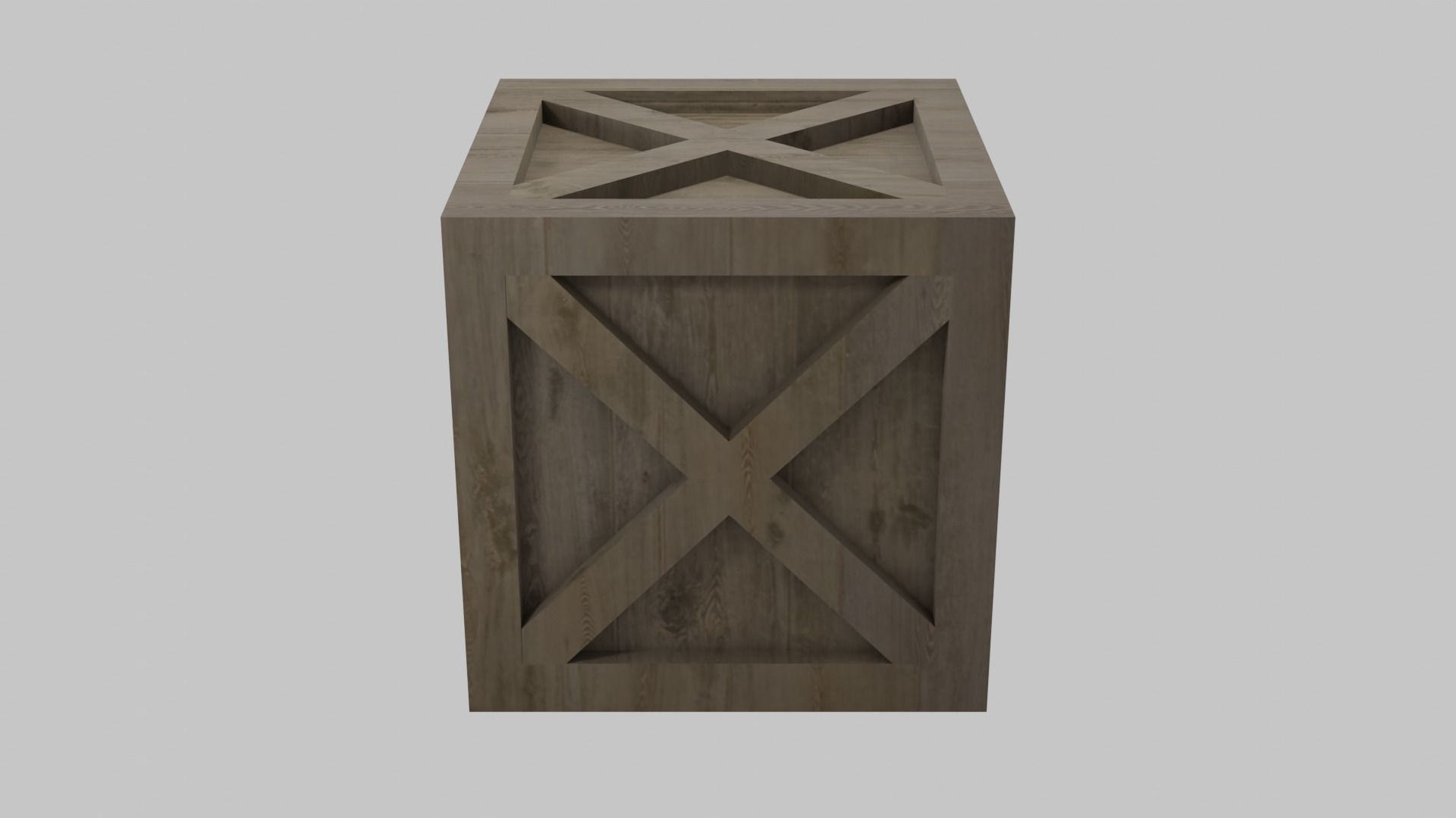 3D model Low Poly Wooden Crate 2 VR / AR / low-poly | CGTrader
