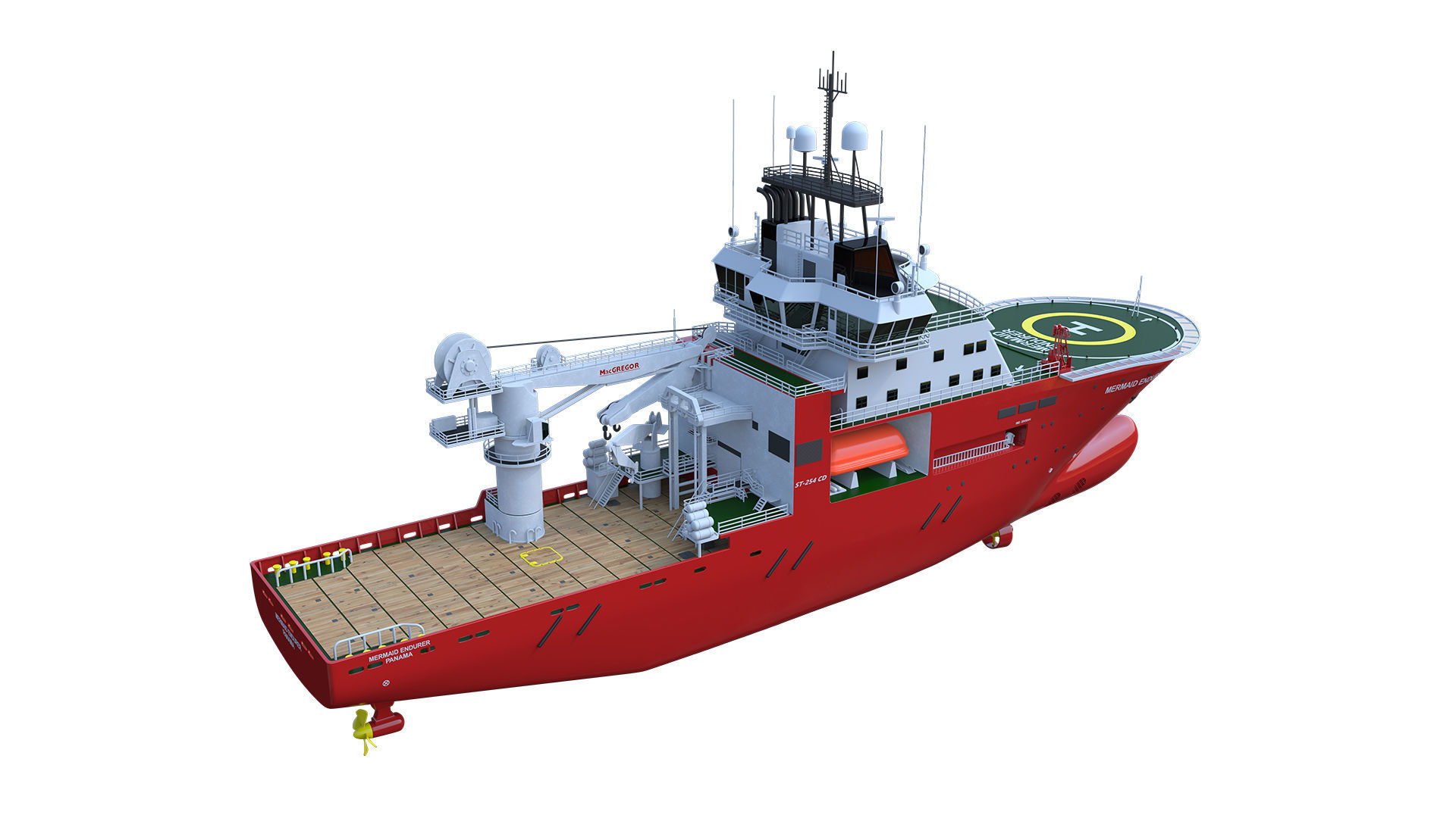 MERMAID ENDURER BOAT 3D model | CGTrader