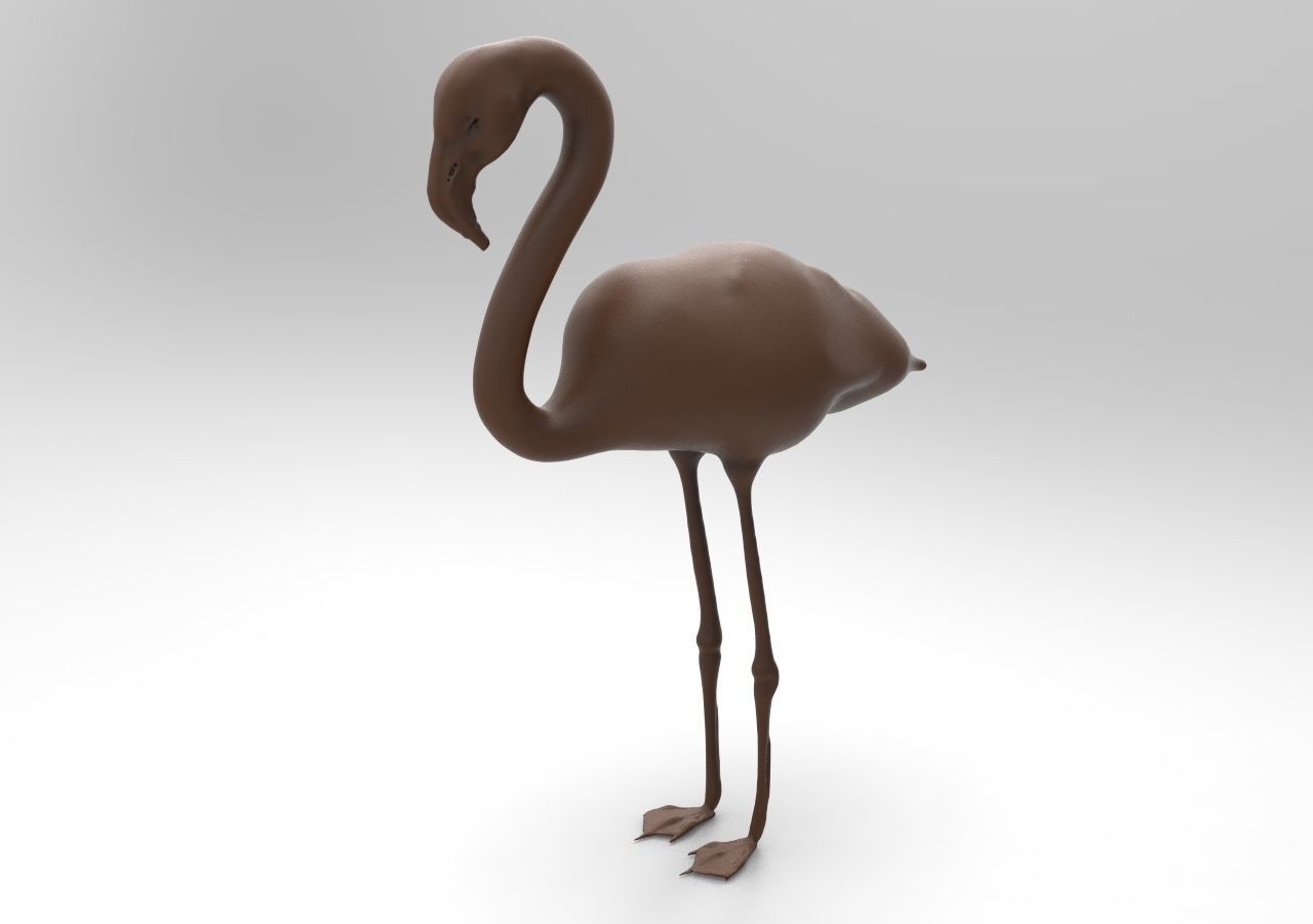 flamingo 3D model 3D printable | CGTrader
