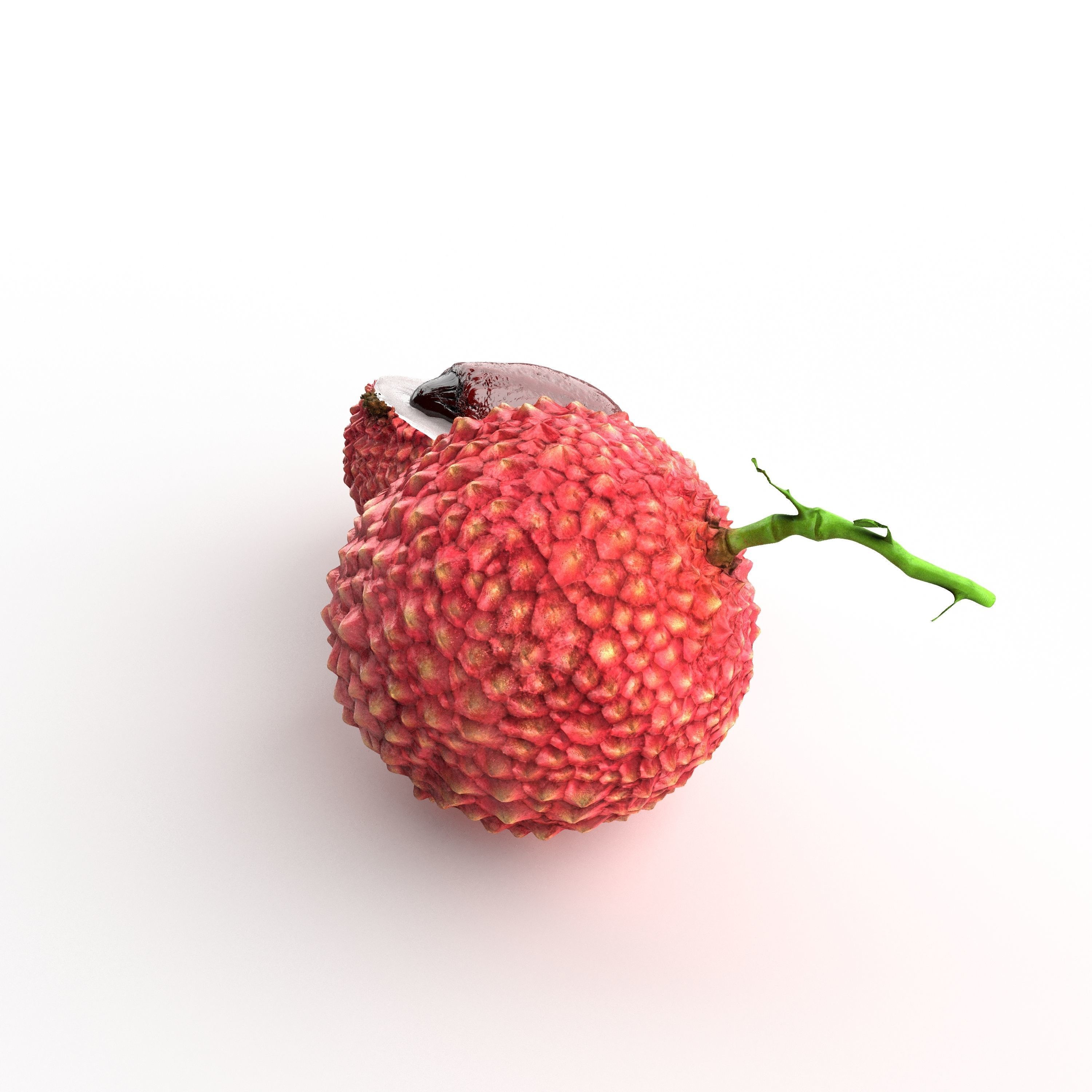 Litchi lychee fruit 3D model | CGTrader
