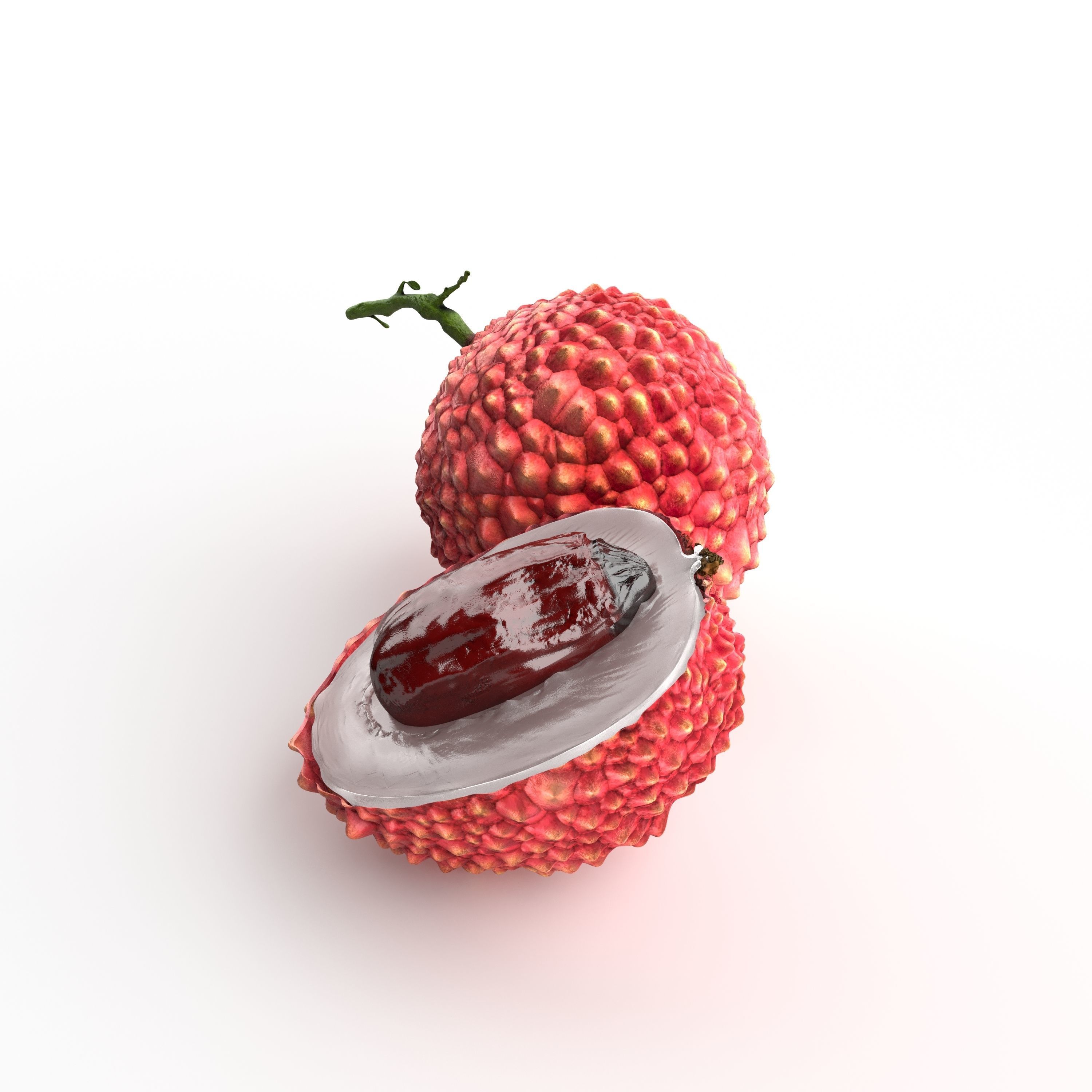 Litchi lychee fruit 3D model | CGTrader