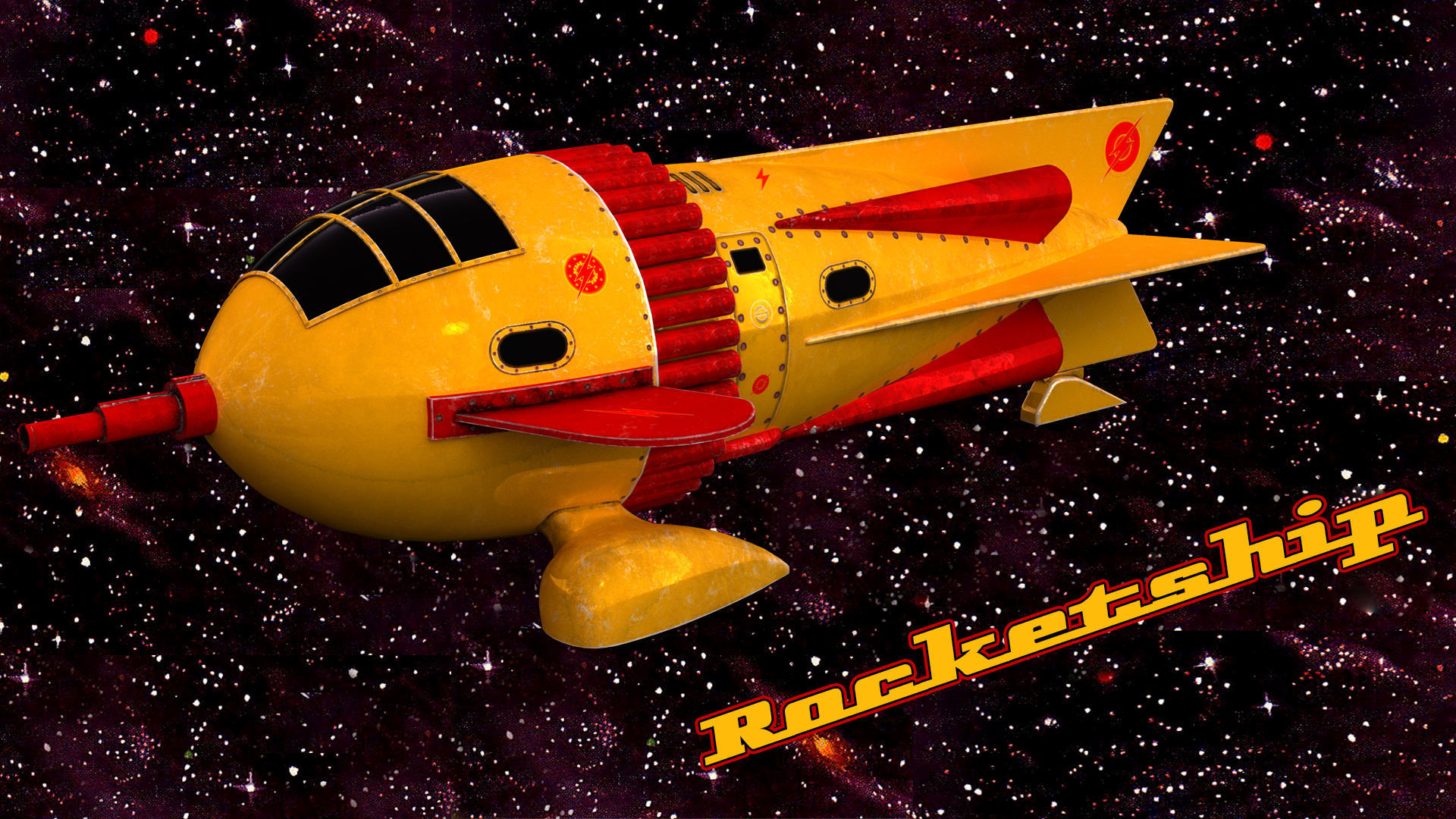 3D model Flash Gordon Spacecraft VR / AR / low-poly | CGTrader