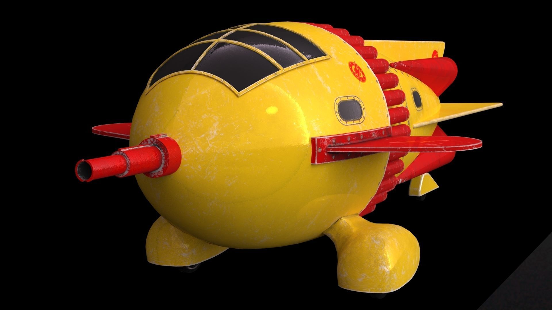 3D model Flash Gordon Spacecraft VR / AR / low-poly | CGTrader