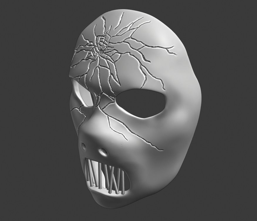 Paul Grey Mask Slipknot 3D model 3D printable | CGTrader