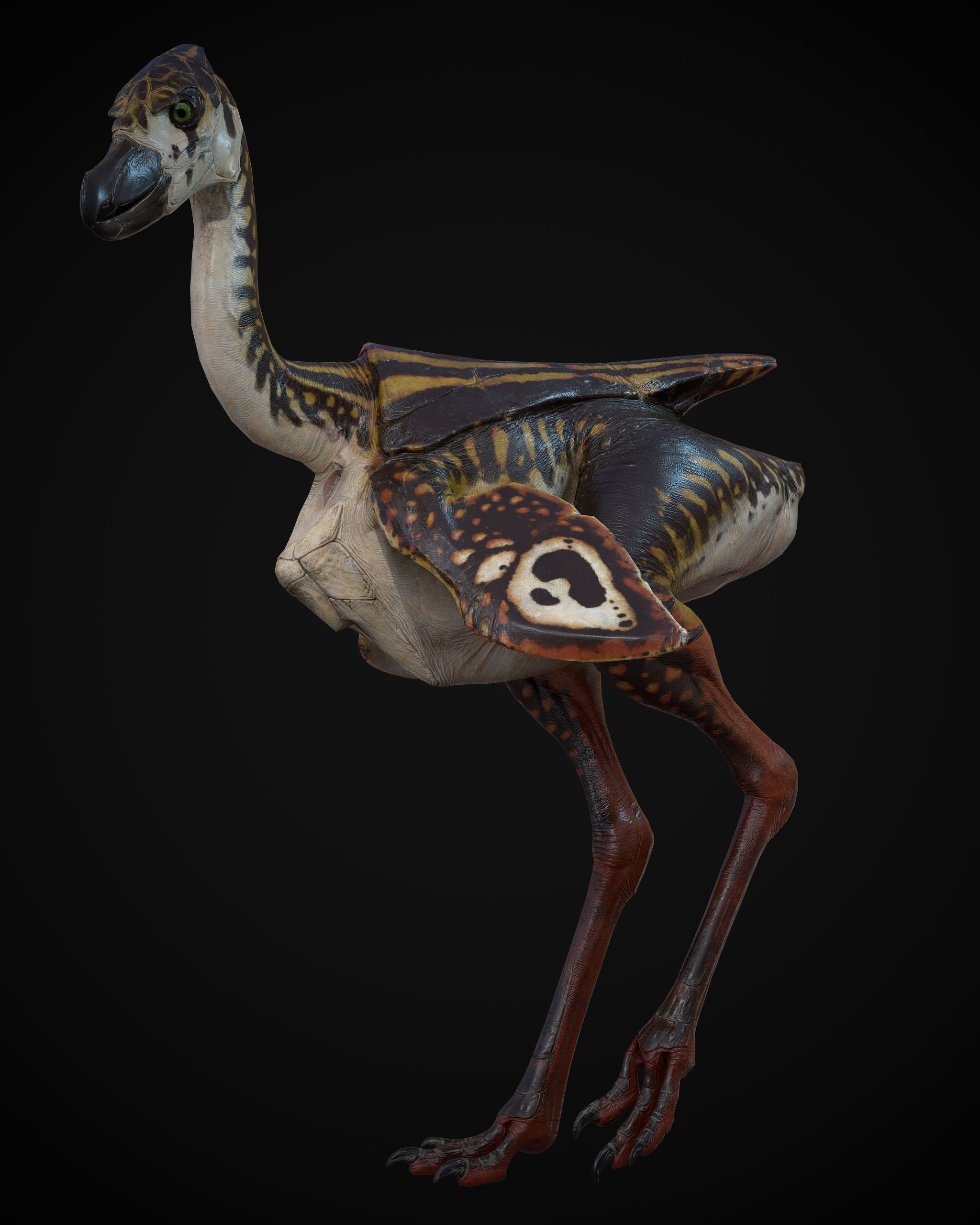 3D model Flightless Alien Bird VR / AR / low-poly rigged | CGTrader