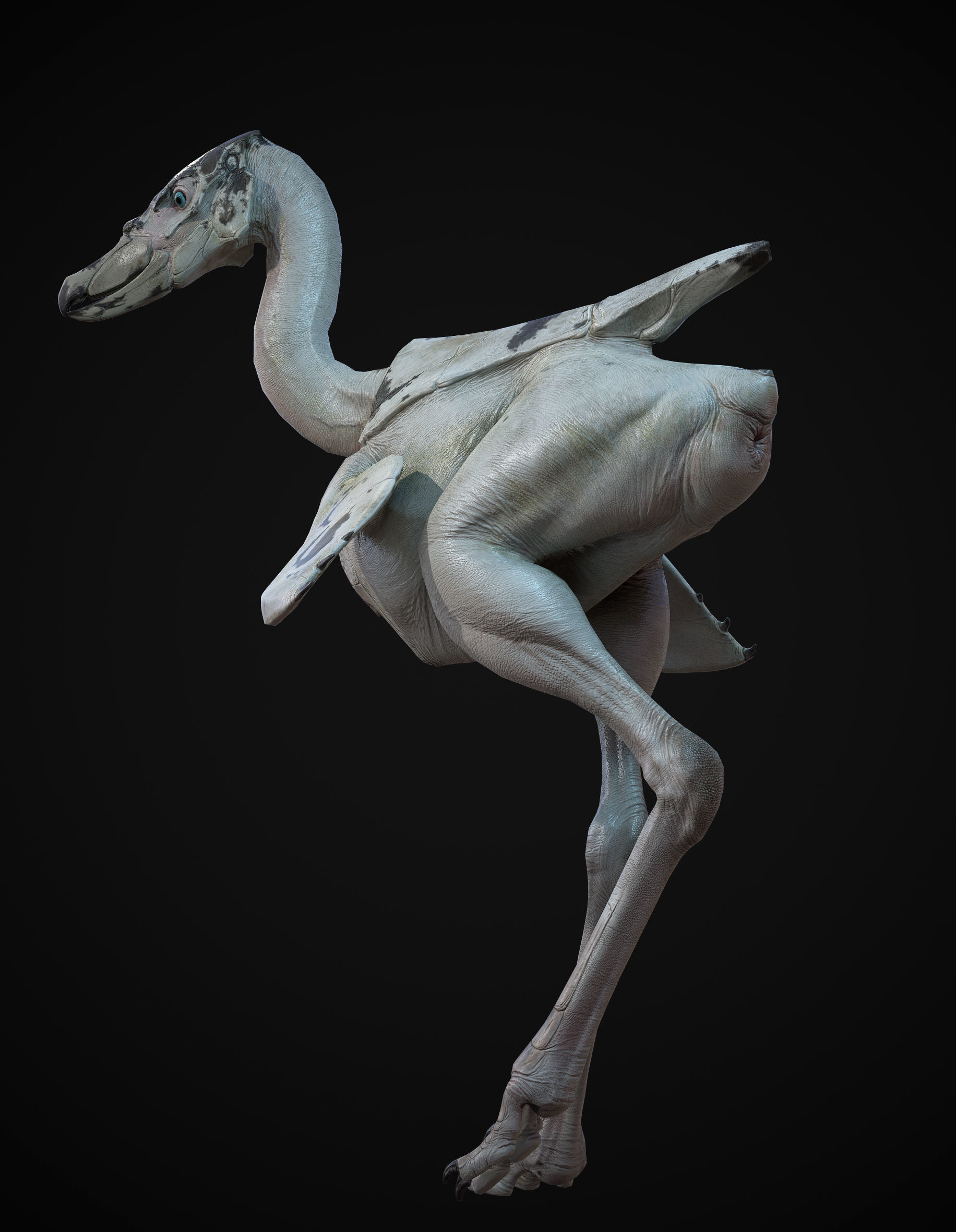 3D model Flightless Alien Bird VR / AR / low-poly rigged | CGTrader