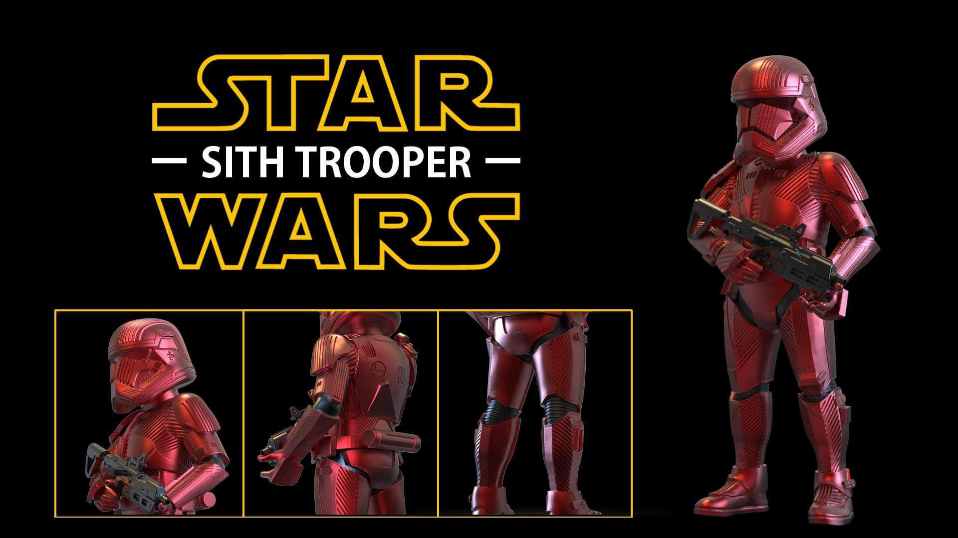 Sith Trooper 3D model 3D printable | CGTrader
