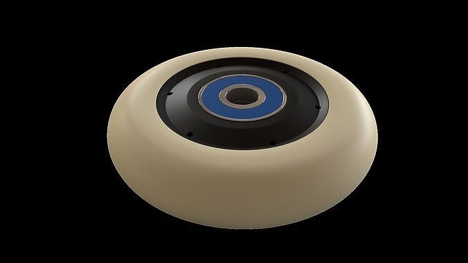 Roller Wheel free 3D model rigged | CGTrader