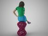 Scowling Woman 3D model 3D printable | CGTrader