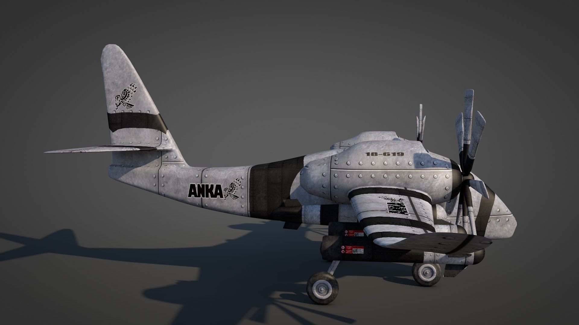 Anka Attack Drone 3D model | CGTrader