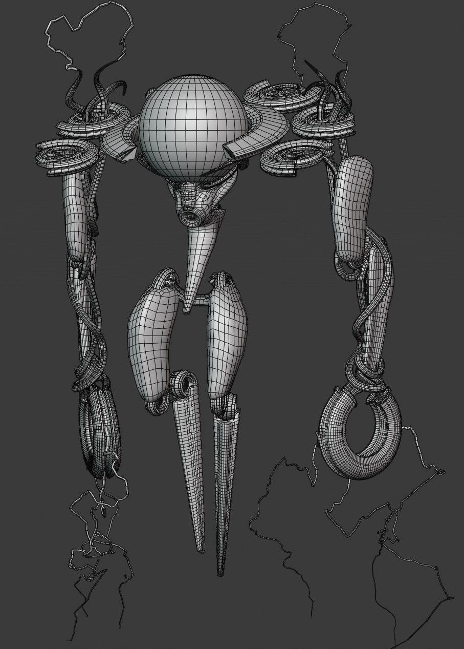 3D model RAIGO robot with lightning VR / AR / low-poly | CGTrader