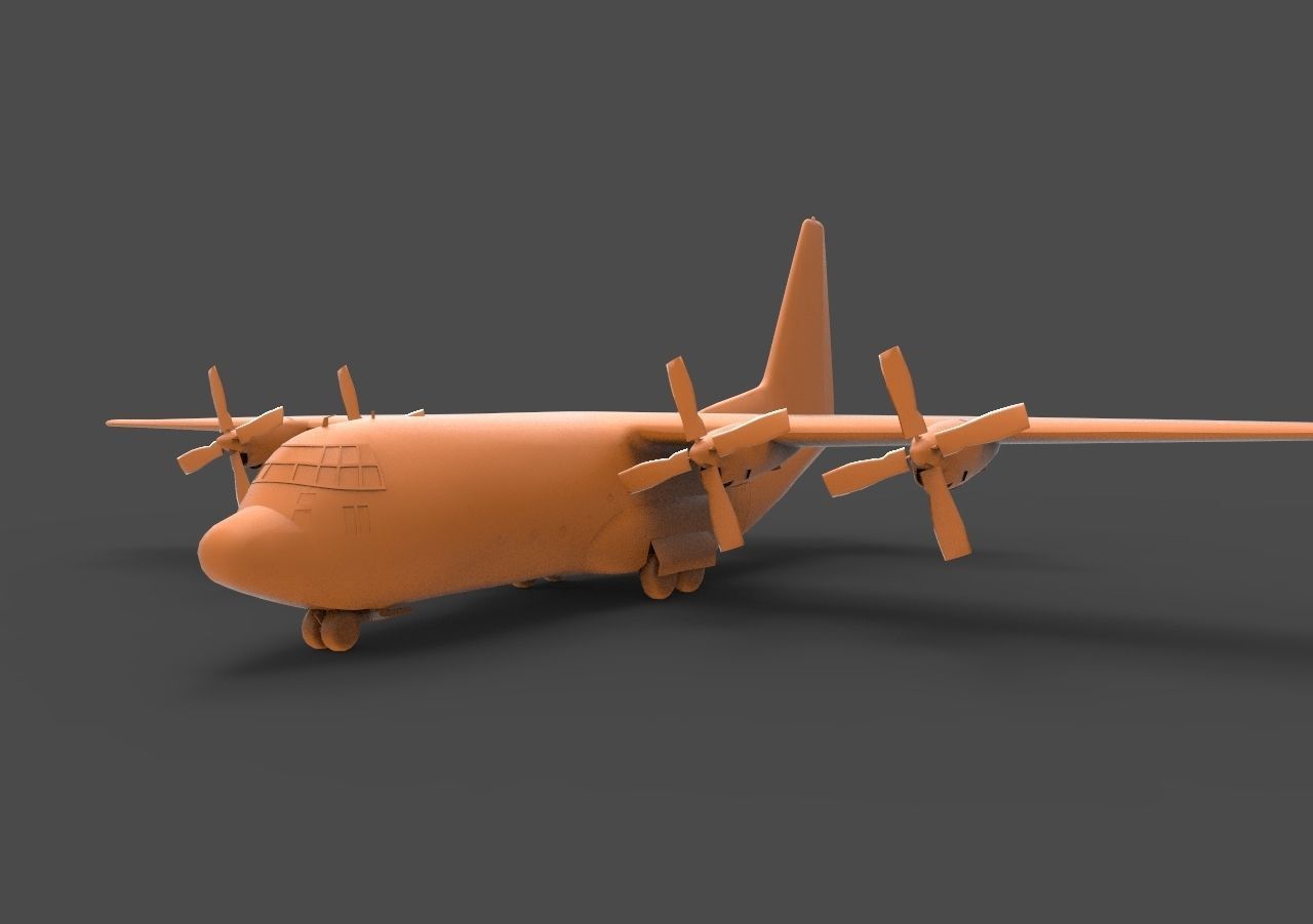 C 130 Hercules 3D Model 3D Printable CGTrader c-130-hercules-3d-model-3d-printable-cgtrader