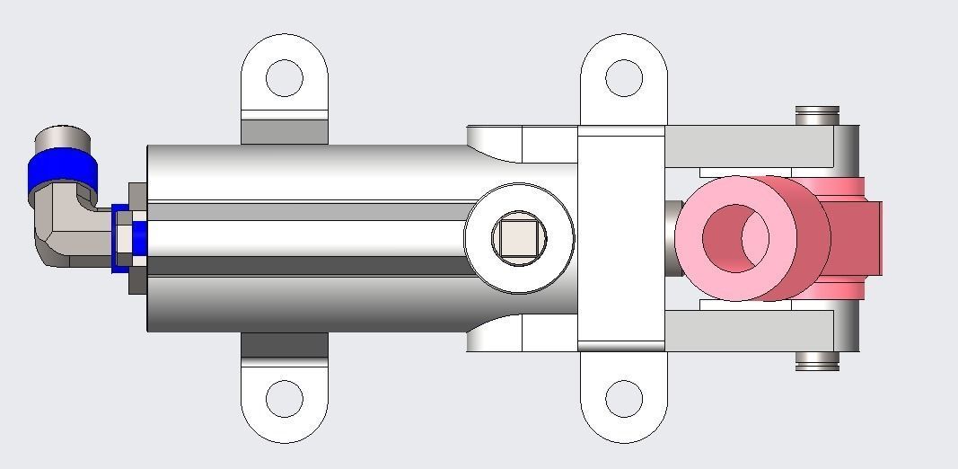 Double Acting Hand Pump 3D model | CGTrader