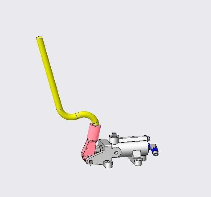 Double Acting Hand Pump 3D model | CGTrader